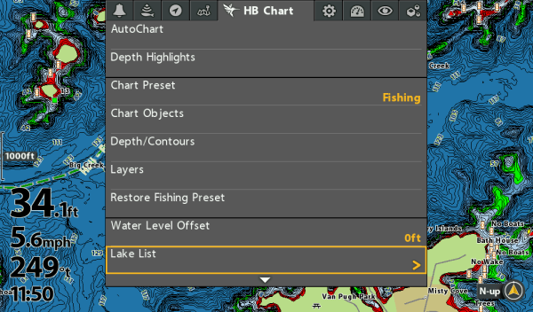 View LakeMaster and CoastMaster Charts when off the Water – Humminbird